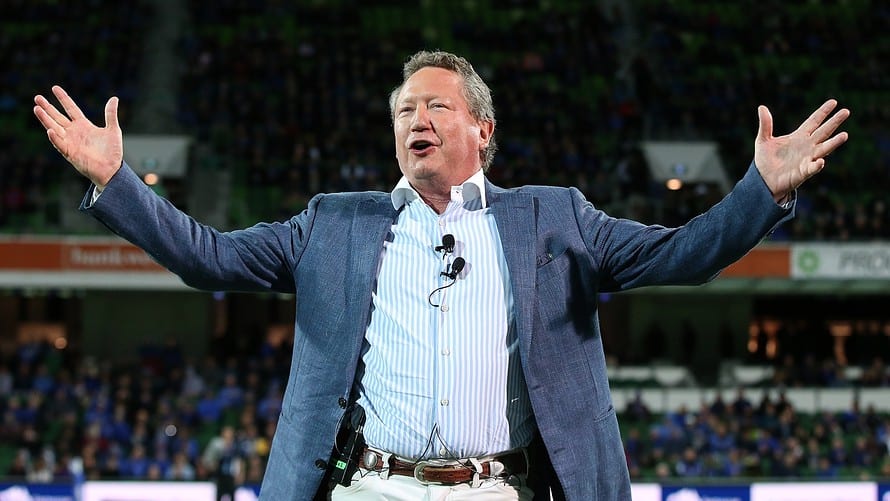 Metals billionaire Andrew Forrest is making a $300 million bet on the ...